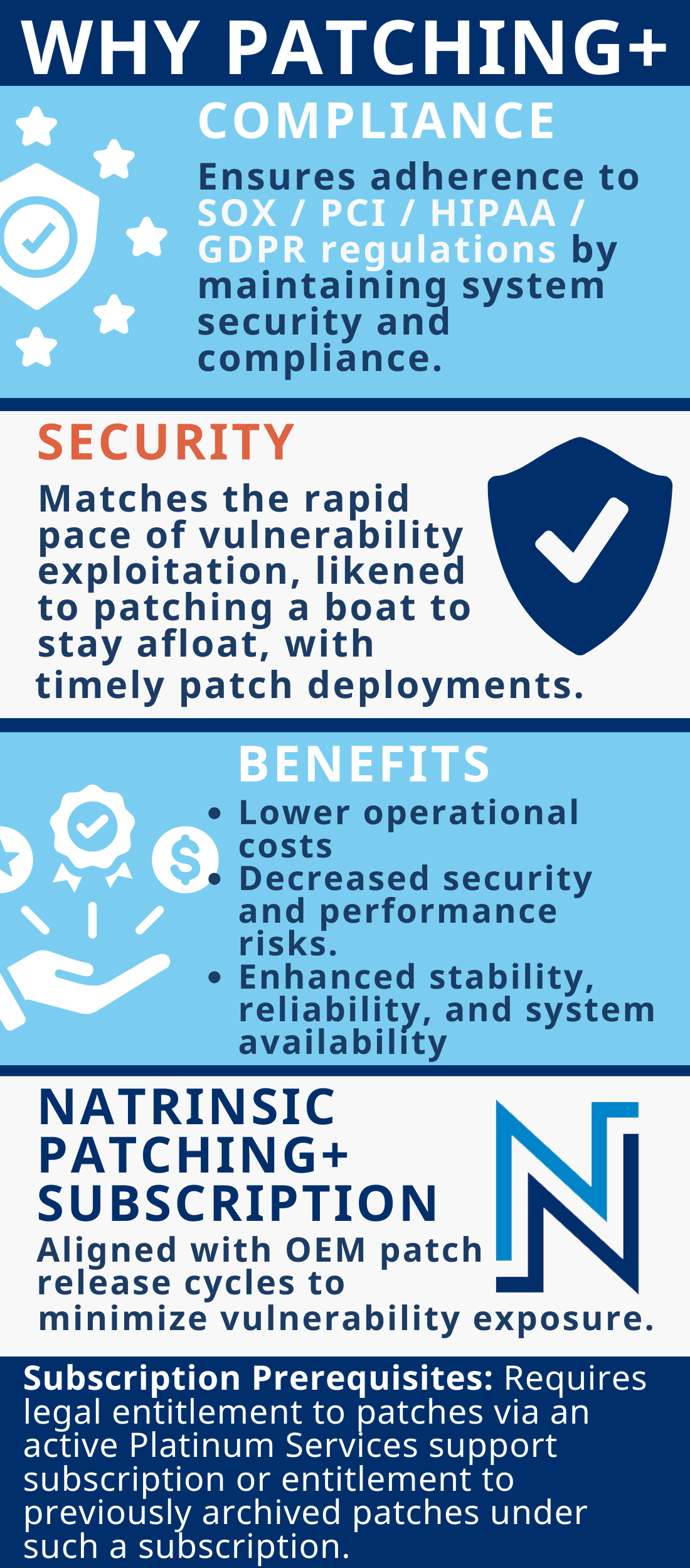Patching for Engineered Systems - Natrinsic Patching Plus